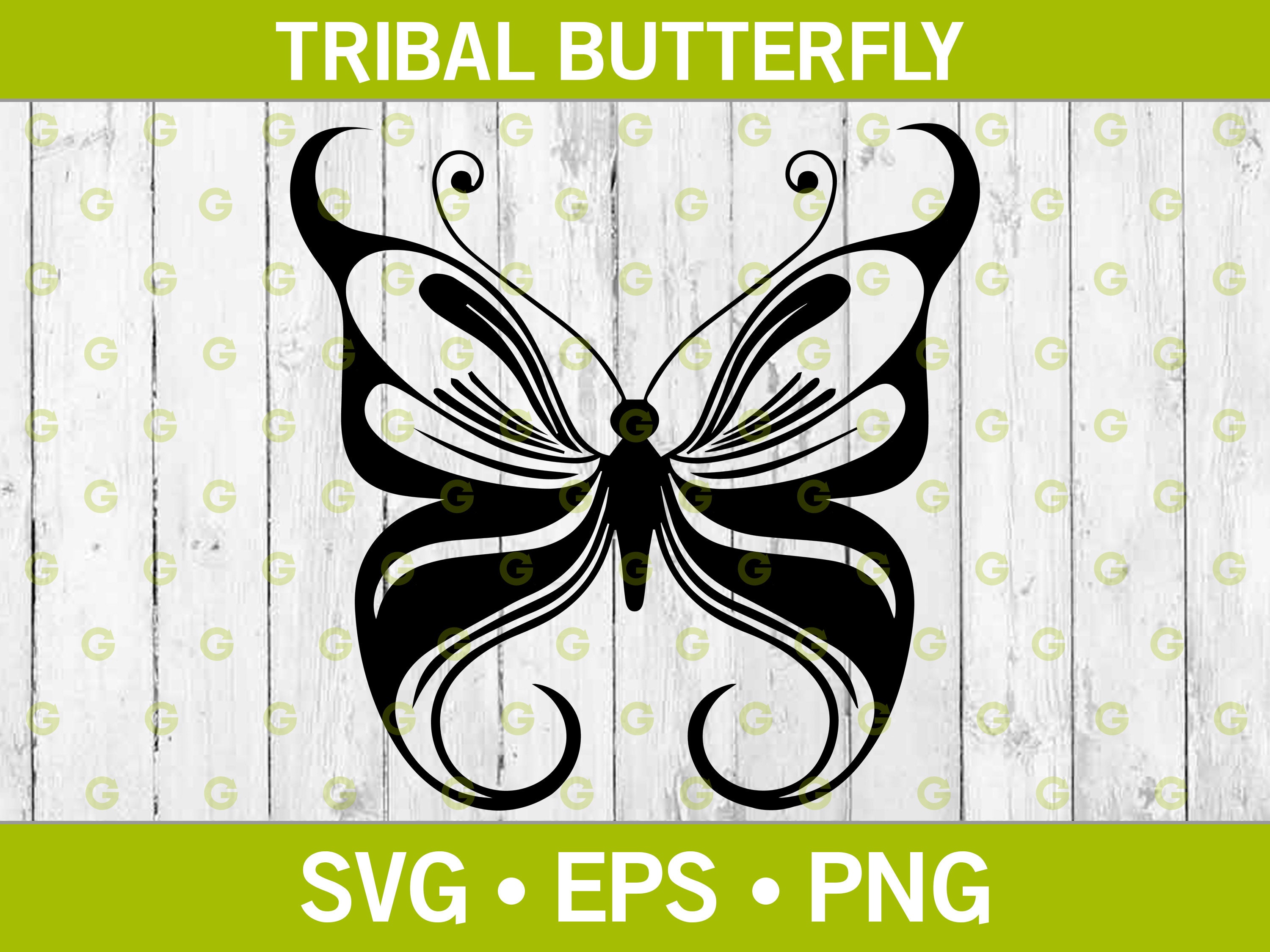 Tribal Butterfly Wings