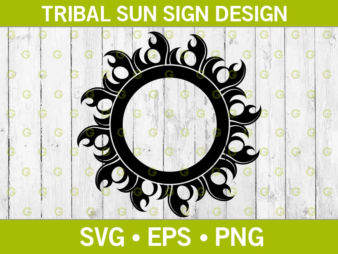 Tribal Sun SVG, Sunlight Svg, Sun Star Svg, Sol Svg, Tribal Sun Svg ...
