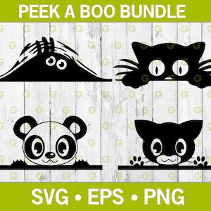 Peek A Boo SVG, SVG Bundle, Anime Svg, Animal Svg, Cricut Svg, Cat Svg ...