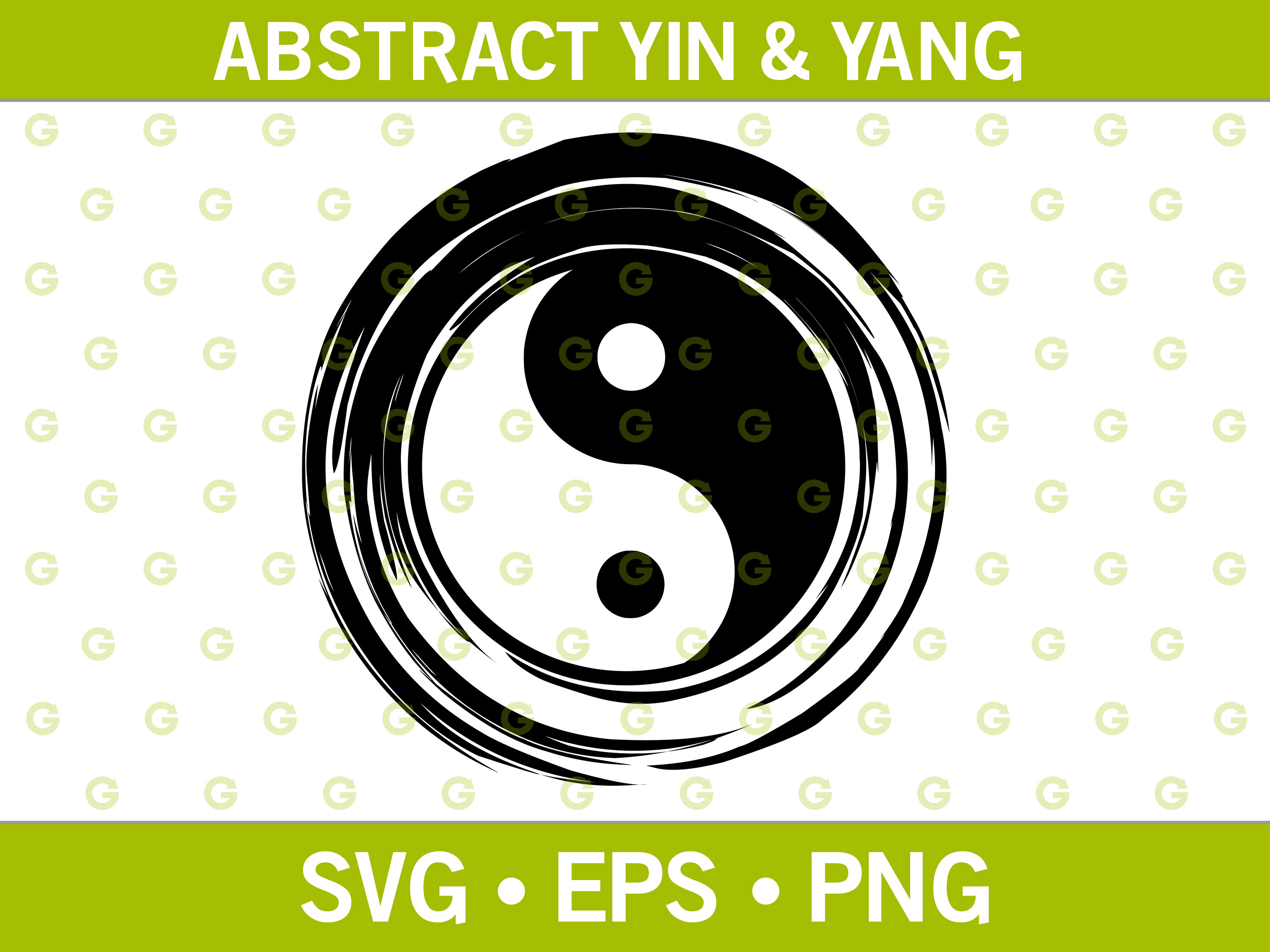 Yin and Yang Design SVG Spiritual Svg Yoga Svg Meditation - Etsy