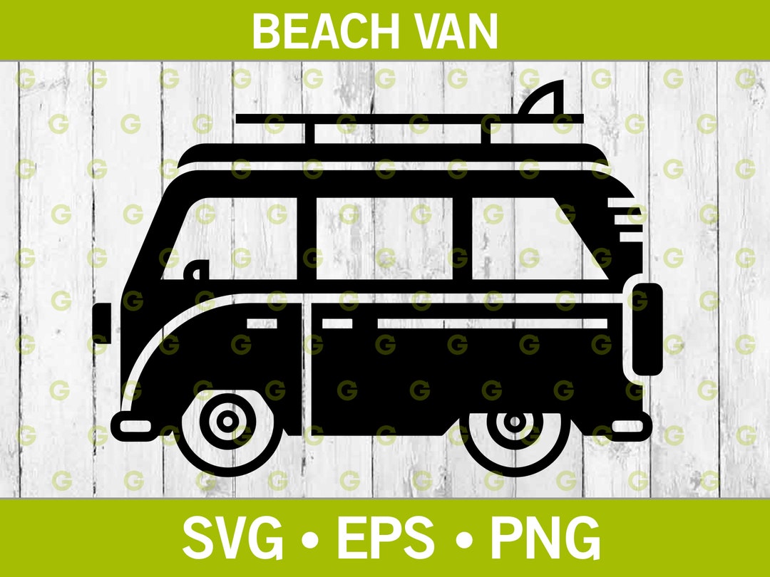 Beach Surf Van SVG, Summer Time Van Svg, Van Svg, Anime Van Svg, Old ...
