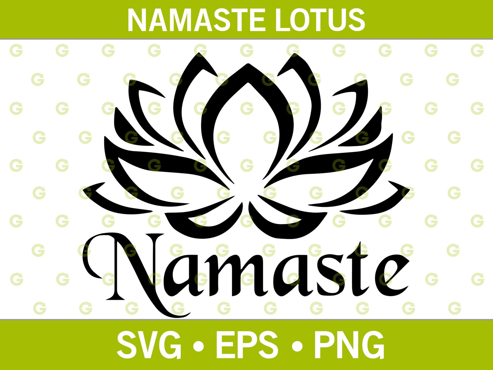 Namaste SVG Lotus Flower SVG Heart SVG Love Svg Yoga Svg - Etsy Canada