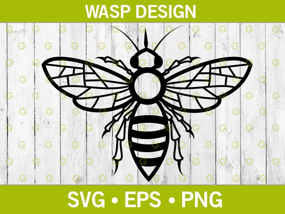 Flying Wasp SVG, Insect SVG, Bug Svg, Animal Svg, Sting Svg, Flying Svg ...