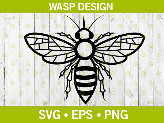 Flying Wasp SVG Insect SVG Bug Svg Animal Svg Sting Svg - Etsy