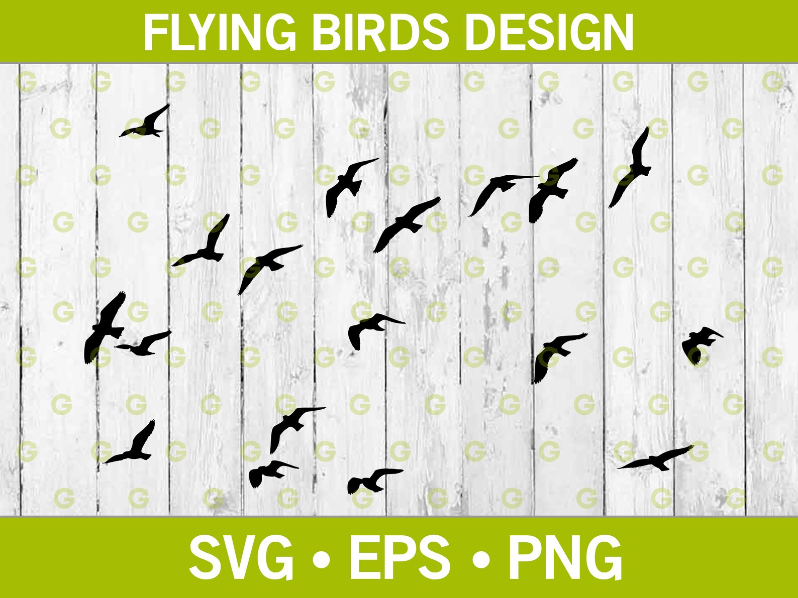 Peaceful Flying Birds SVG Seagull Svg Animal Svg Wild | Etsy