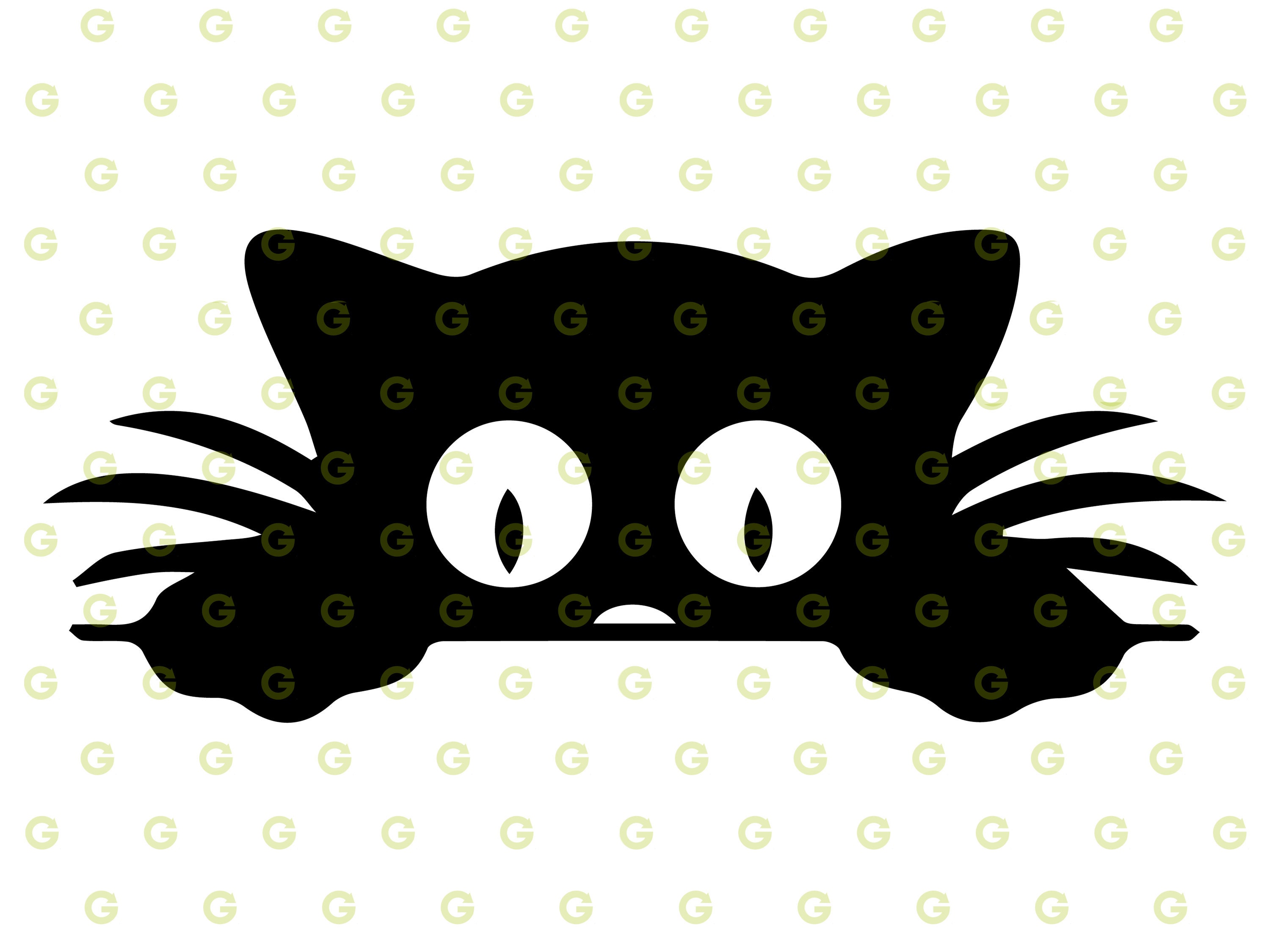 Peek A Boo Cat SVG Cute Cat SVG Kitten Svg Kitty Svg | Etsy