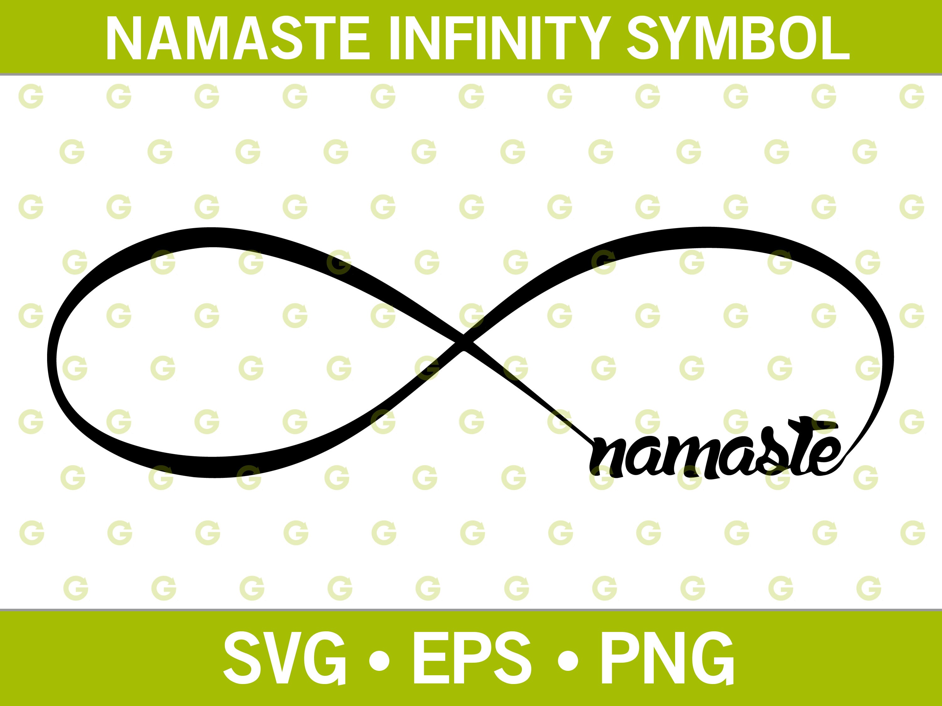 Namaste SVG Infinity SVG Spiritual SVG Religious Svg Faith - Etsy