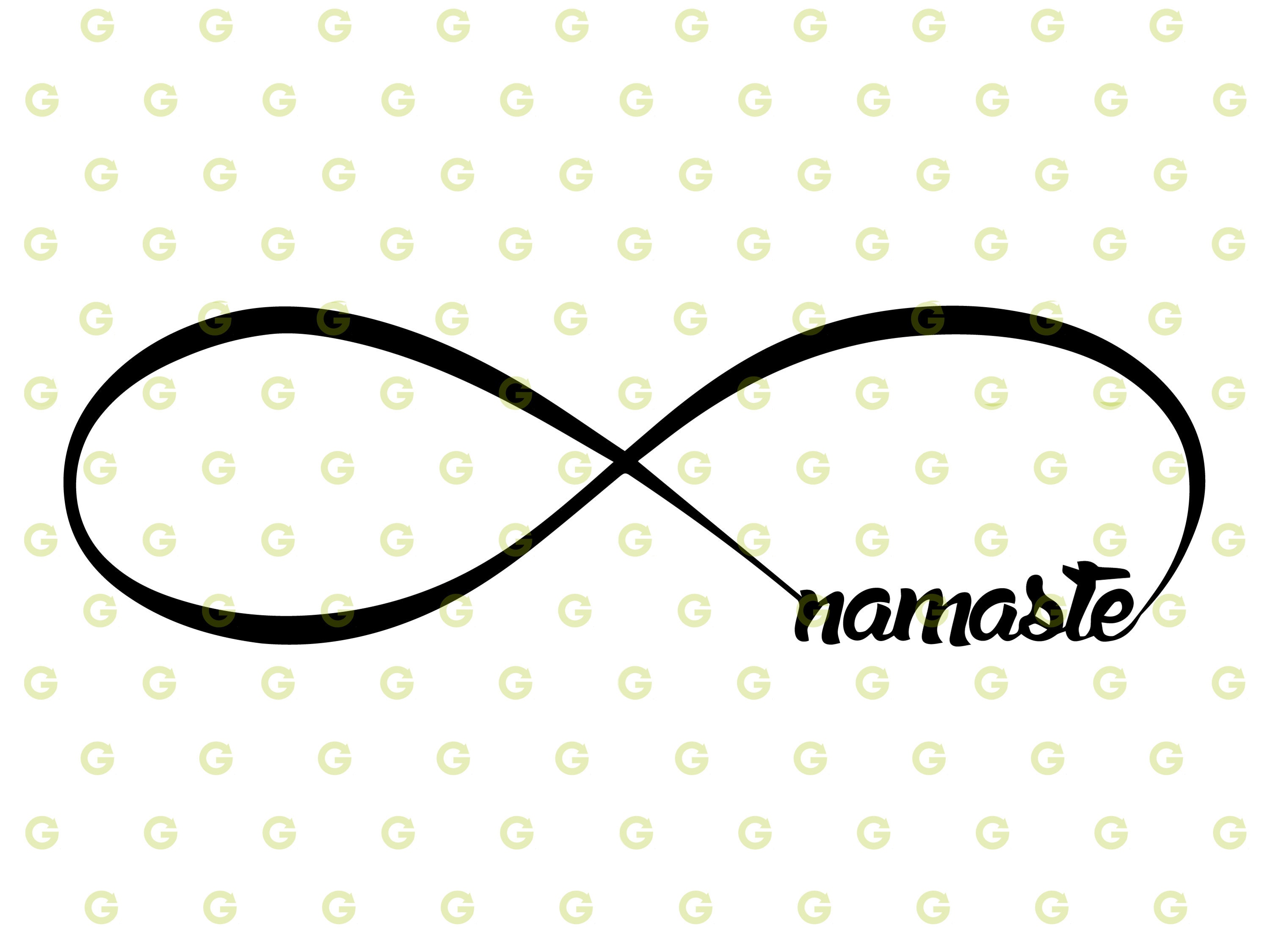 Namaste SVG Infinity SVG Spiritual SVG Religious Svg Faith - Etsy