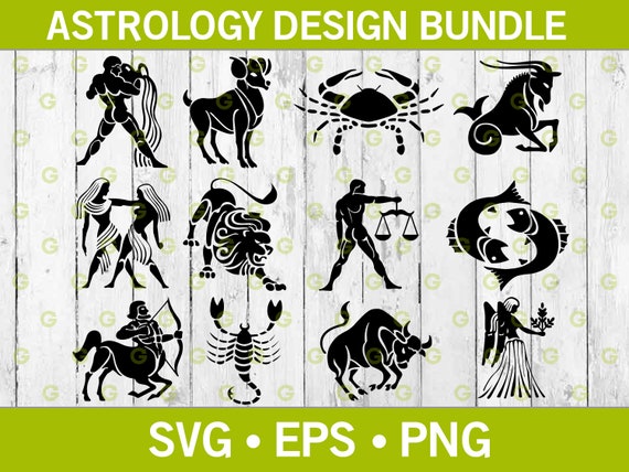Astrology SVG Horoscope SVG Zodiac Svg SVG Bundle Sex | Etsy
