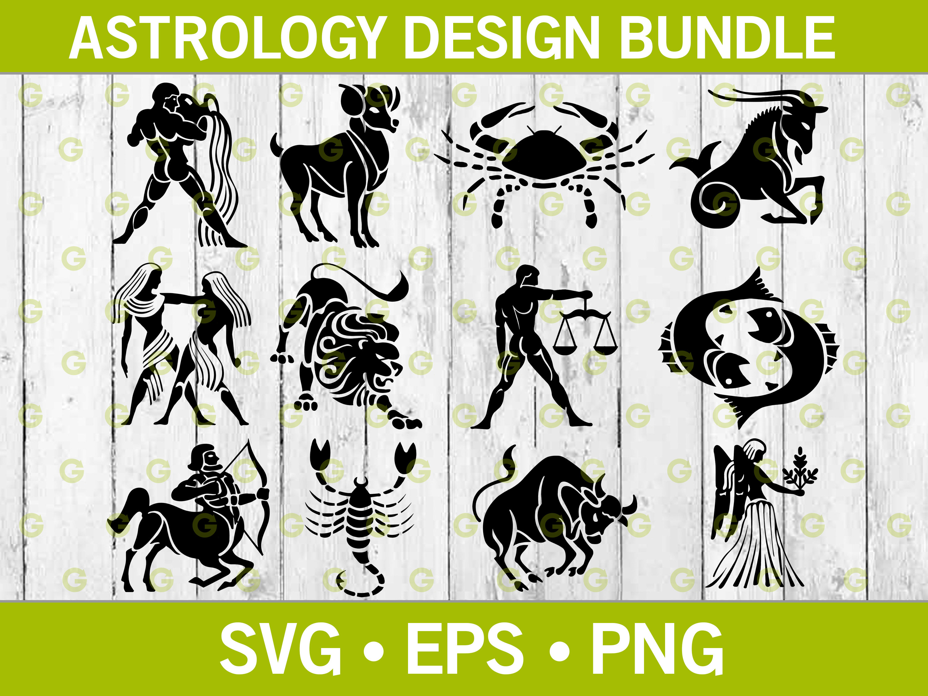 Astrology SVG Horoscope SVG Zodiac Svg SVG Bundle Sex - Etsy Canada