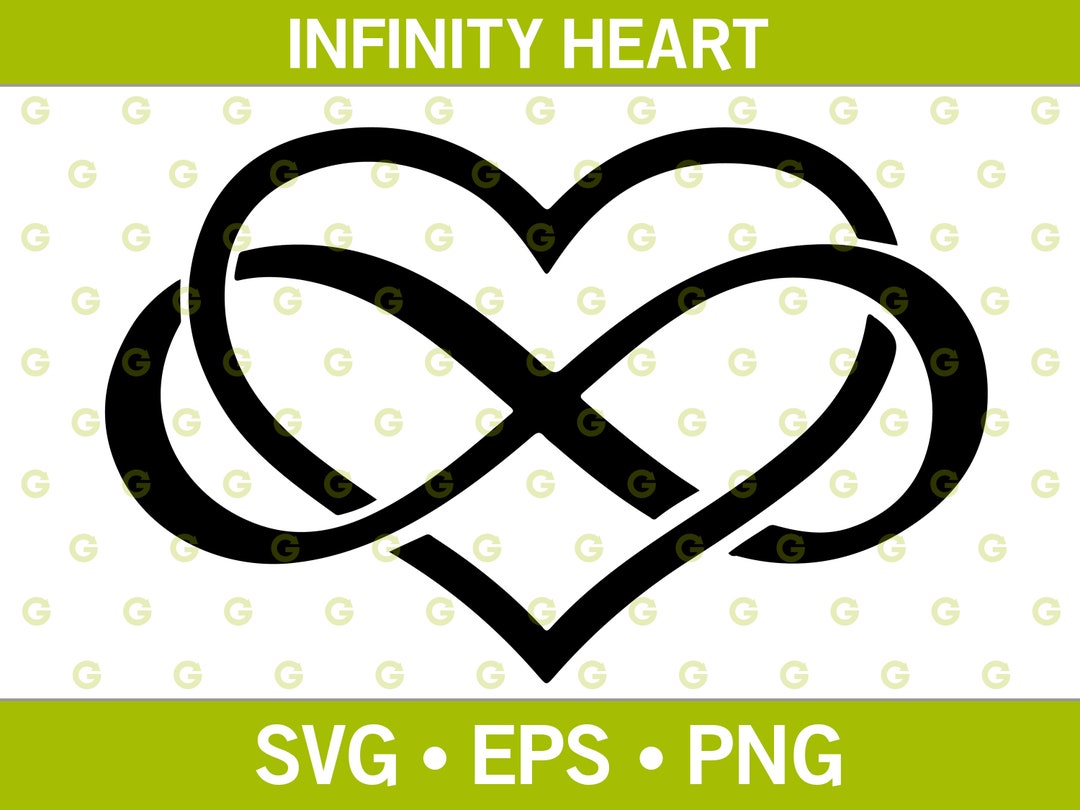 Infinity Heart Design SVG, Heart SVG, Monogram SVG, Love Svg, Spiritual ...