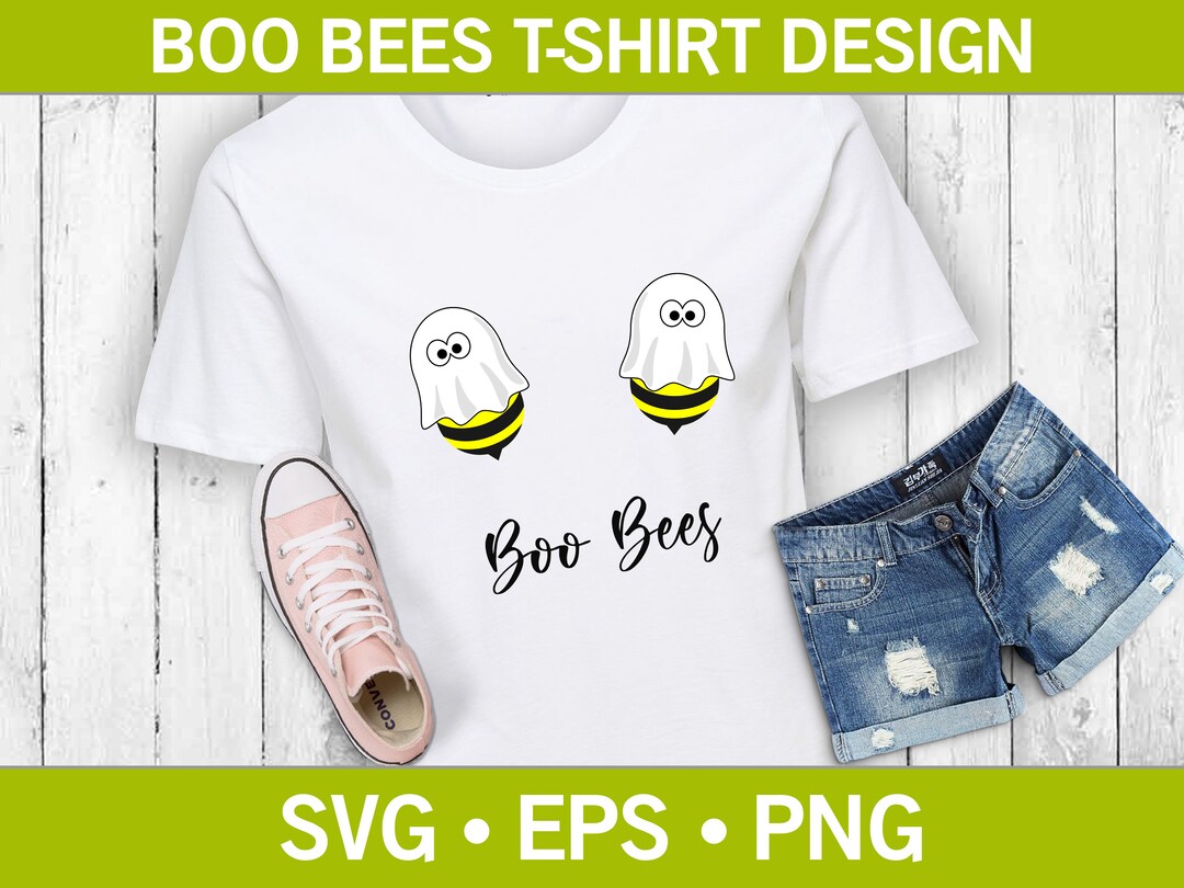 Boo Bees SVG, Funny T-shirt SVG, Bees SVG, Boobs T-shirt Svg, Ghost T ...