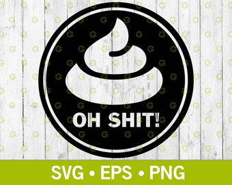 Poop Car Decal Svg - Etsy