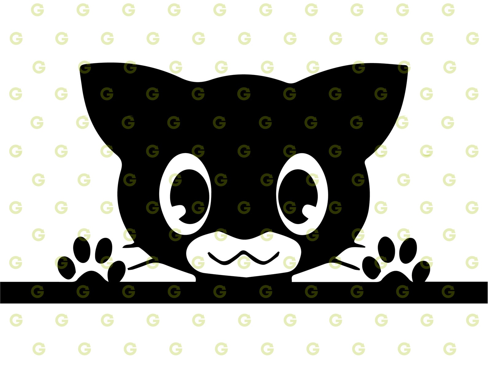 Peek A Boo Cat SVG Cat SVG Kitten SVG Kitty Svg Animal - Etsy Canada