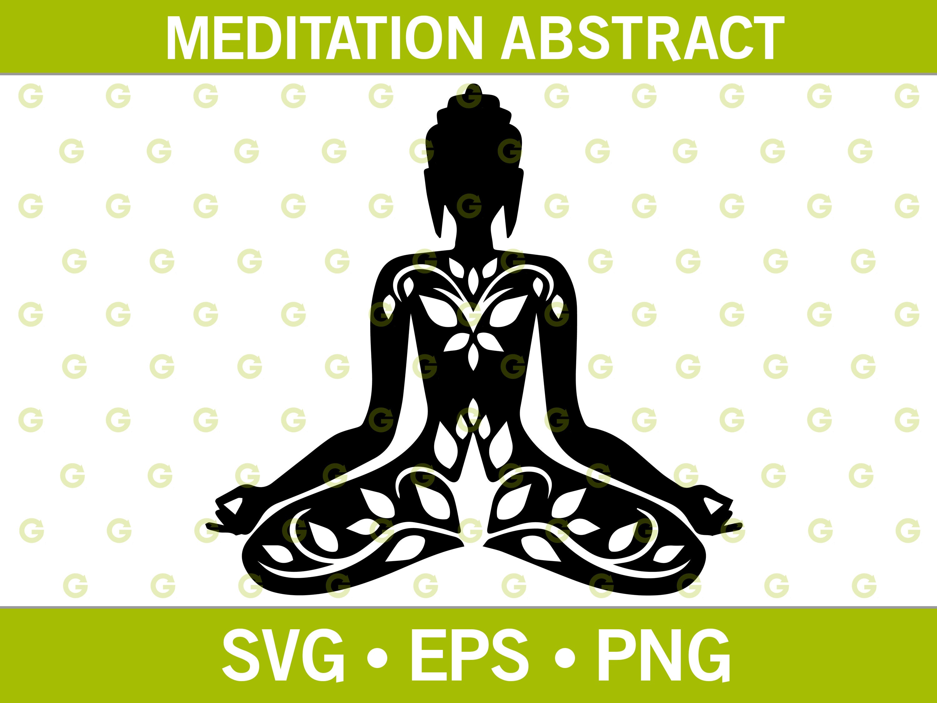 Meditation SVG Yoga SVG Spiritual SVG Faith Svg Religious | Etsy Canada