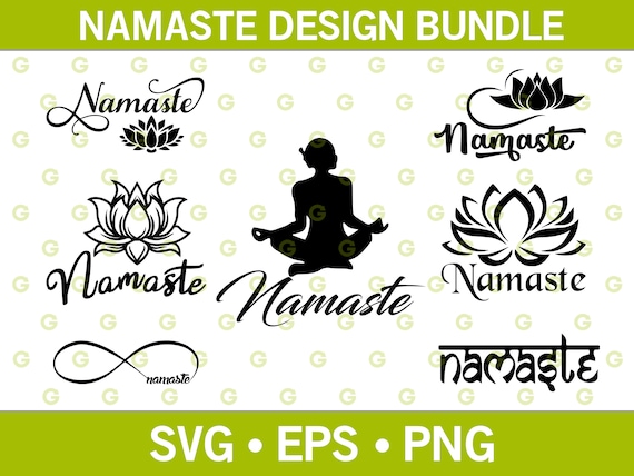 Namaste Spiritual Designs SVG Bundle Spiritual SVG - Etsy