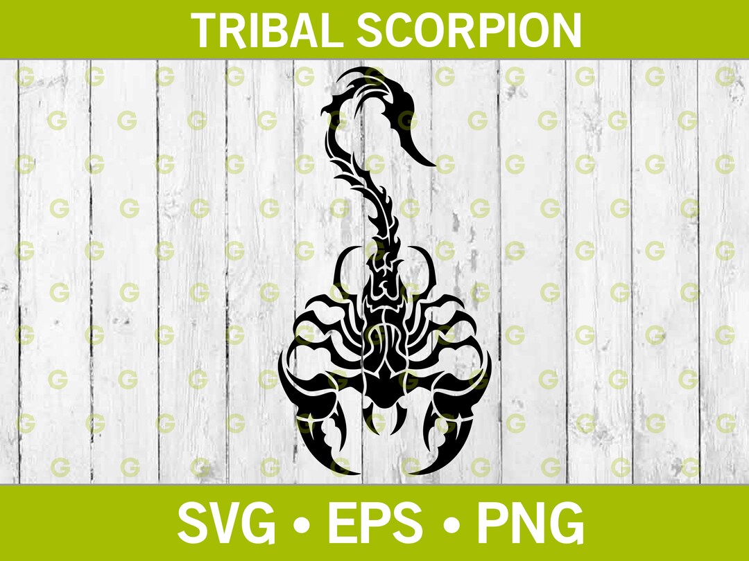 Tribal Scorpion SVG, Tribal Animal SVG, Tribal Insect Svg, Tribal Bug ...