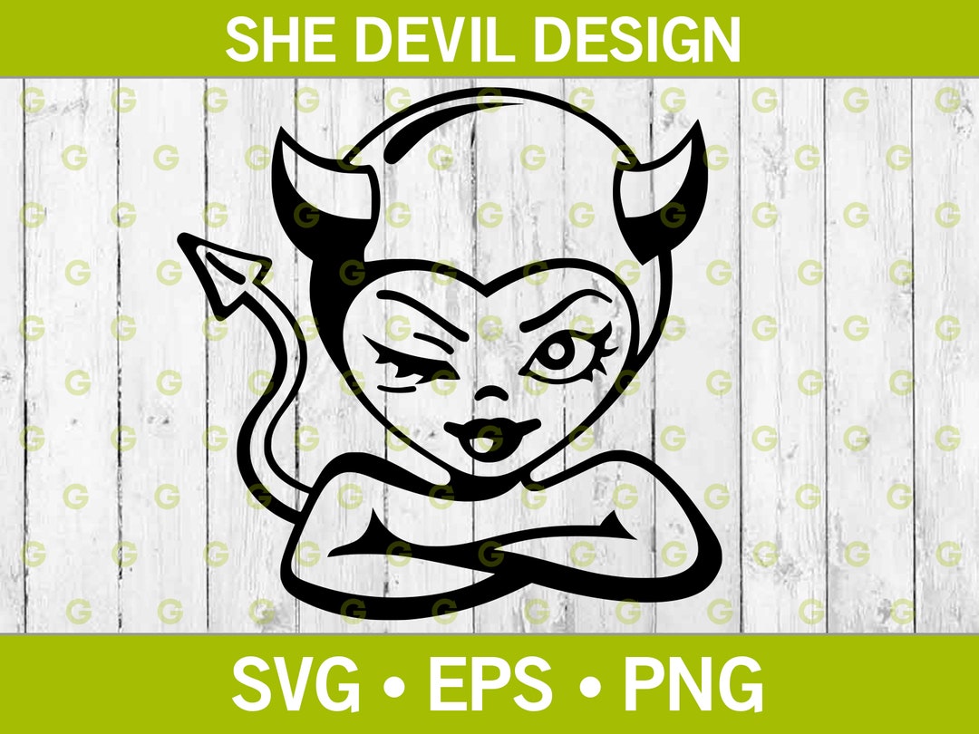 Devil Woman SVG, Temptress Devil SVG, Satanic Femme SVG, Fiery Siren ...