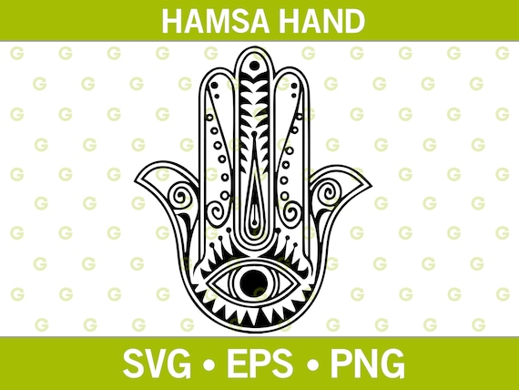 Hamsa Hand SVG Spiritual SVG Faith SVG Religious Svg Yoga | Etsy Canada