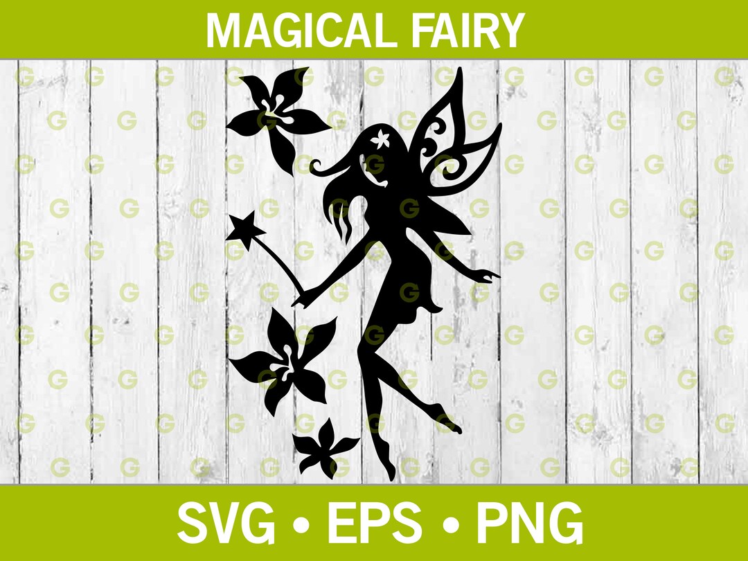 Fairy With Flowers SVG, Fairy Flowers SVG, Floral Fairy SVG, Fairy ...