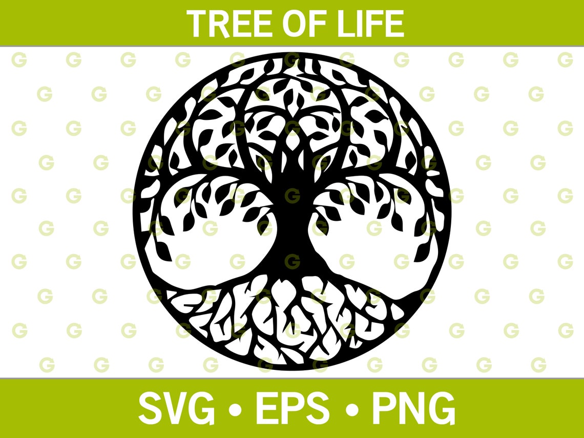 Tree of Life in Circle SVG Spiritual SVG Meditation SVG - Etsy Canada
