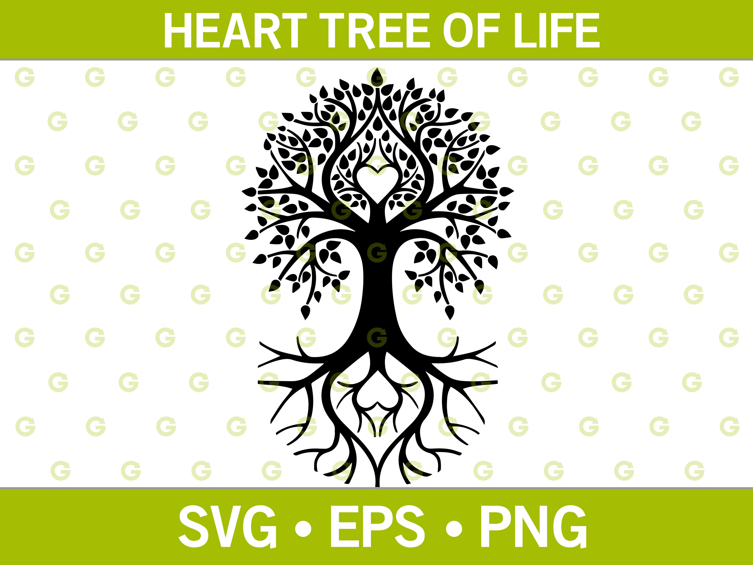 Albero della Vita SVG Spiritual Svg Heart Svg Love Svg - Etsy Italia