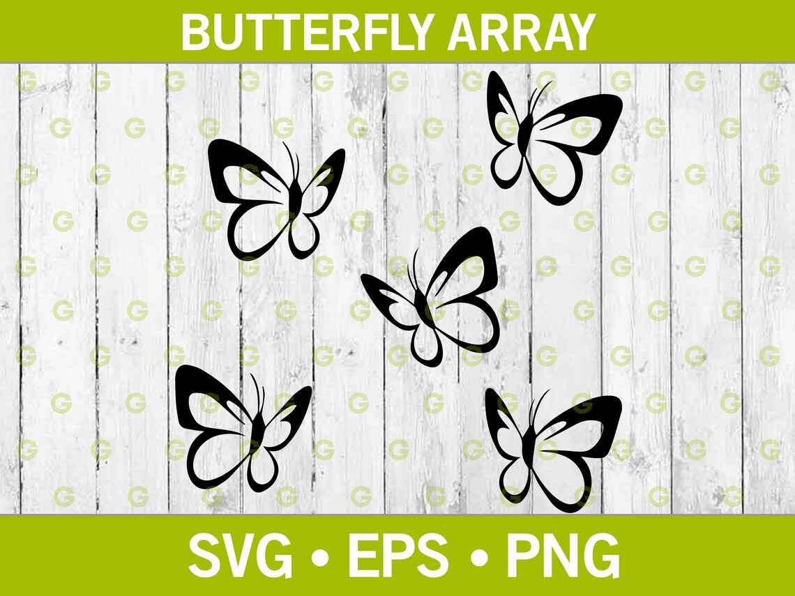 Butterflies Flying Svg Butterfly Svg Animal Svg Monarch | Etsy
