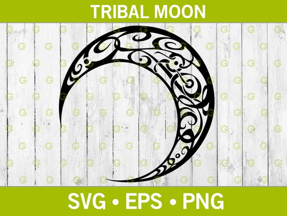 Tribal Crescent Moon