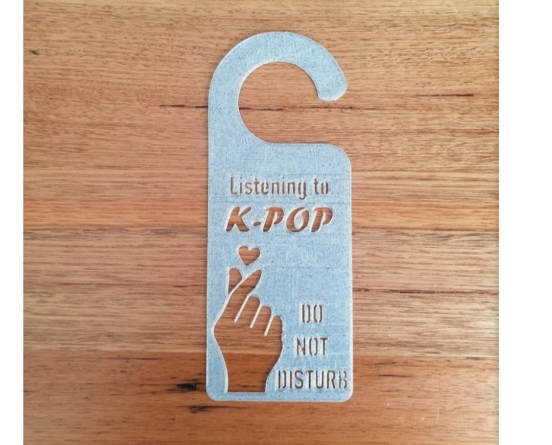 KPOP Door Sign / 3D Printed - Etsy