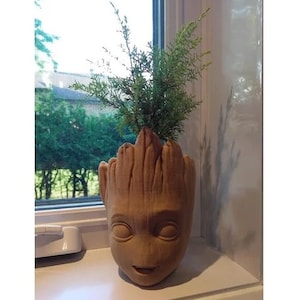 Plant Pot Baby Groot Head 3D Printing - Etsy