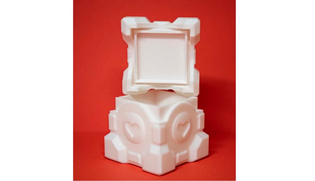 3D Printed Heart Storage Box - Etsy