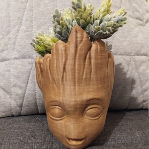 Plant Pot Baby Groot Head 3D Printing - Etsy