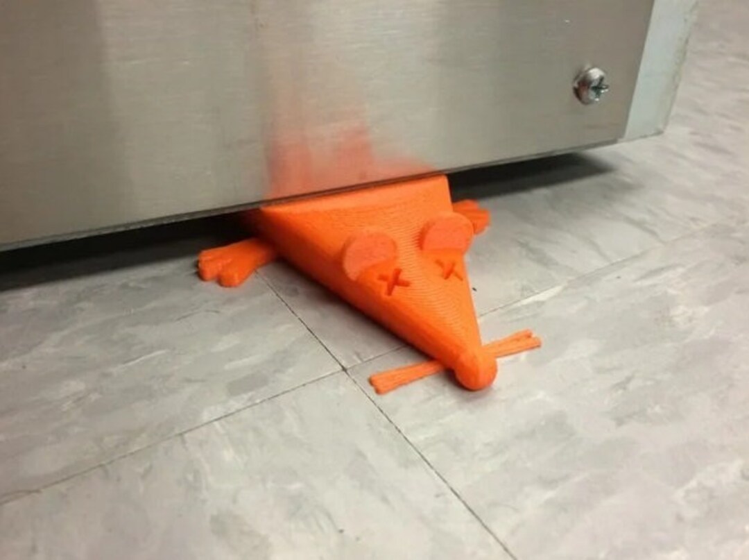 Door Block, Useful Accessory, Squashed Mouse Door Block, Humorous ...