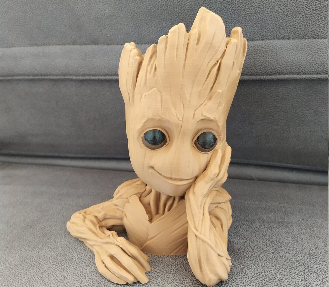 Baby Groot Flower Pot / Succulent Pot / 3D Printed - Etsy