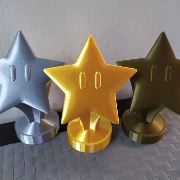 3d Print Mario Trophy - Etsy
