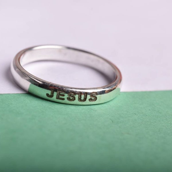 Jesus Ring - Etsy