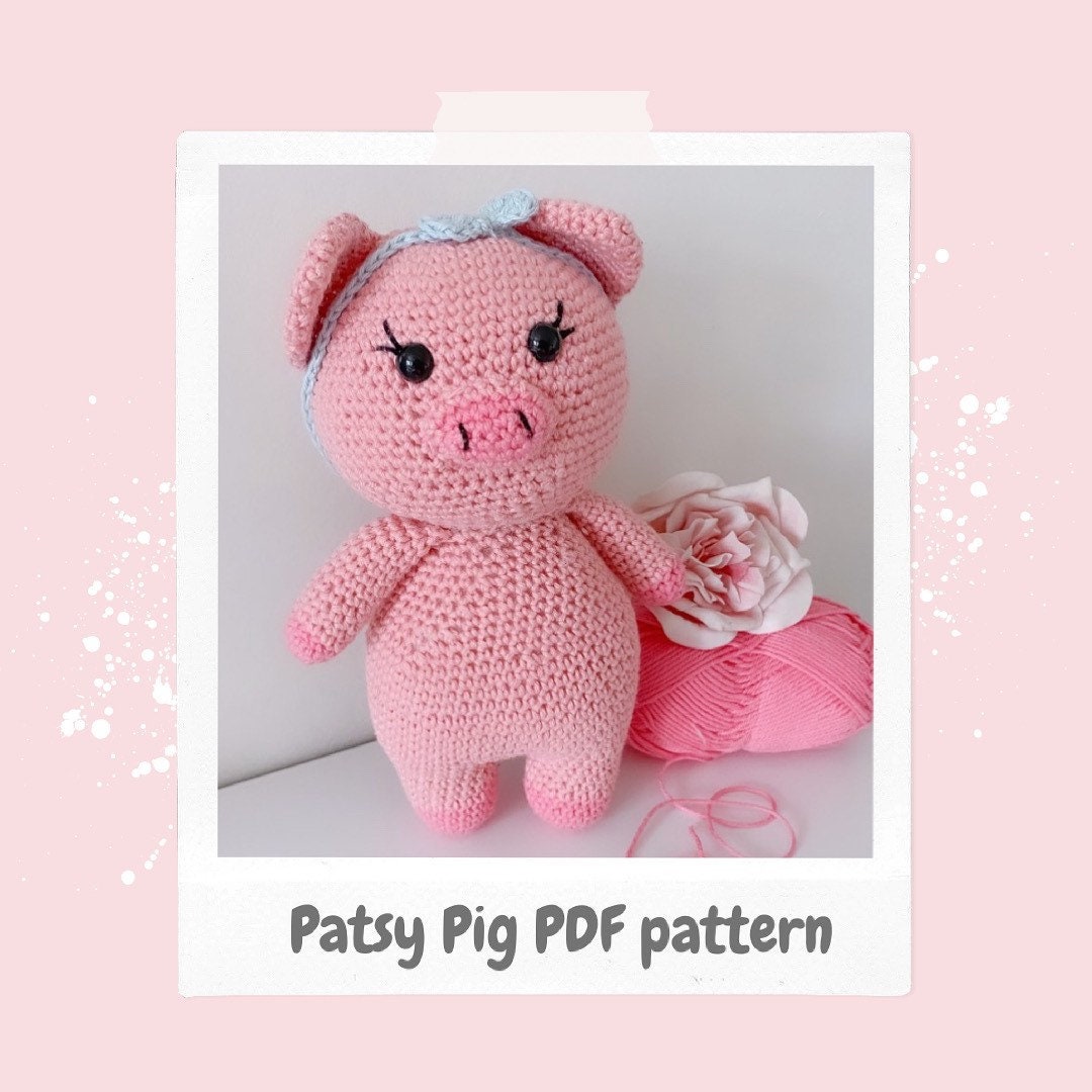 Patsy Pig Crochet Pattern PDF Digital Download - Etsy