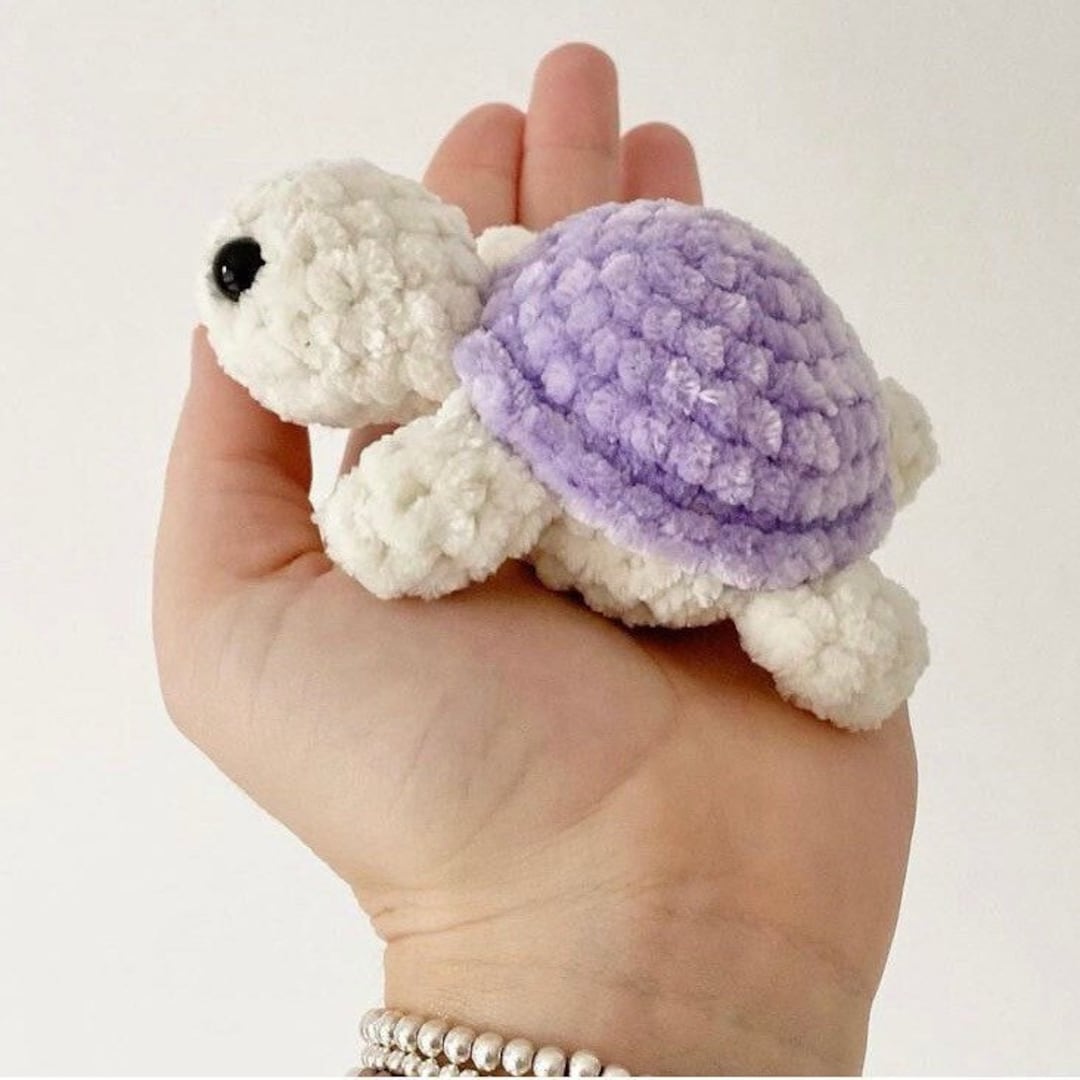 Crochet Turtle Pattern | Amigurumi Toy PDF | Easy Plush Crochet (US ...