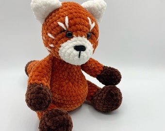 Red Panda Pattern | Etsy