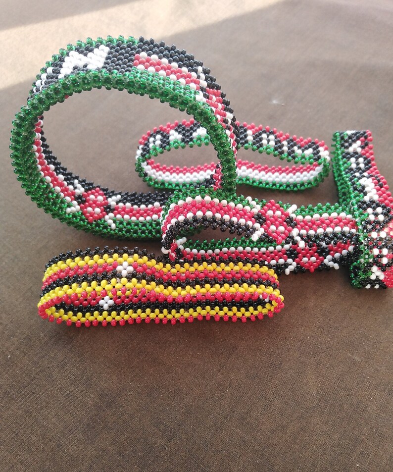 Wholesale Kenyan Flag Handmade Personalized Bracelet.patriotic - Etsy