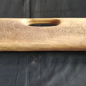 Personalised Antique Mancala Board Game.inscribed Bao Board Game ...