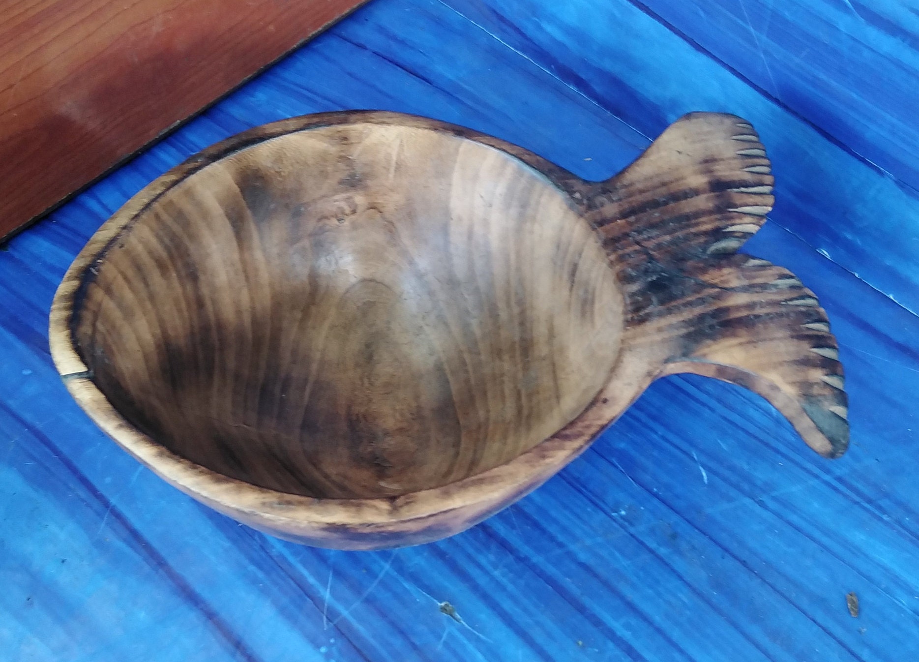 Personalised Vintage Fish Shaped Bowl. Hand-carved Antique - Etsy Australia