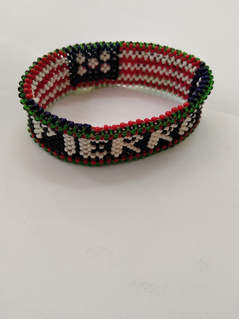 Wholesale Kenyan Flag Handmade Personalized Bracelet.patriotic - Etsy