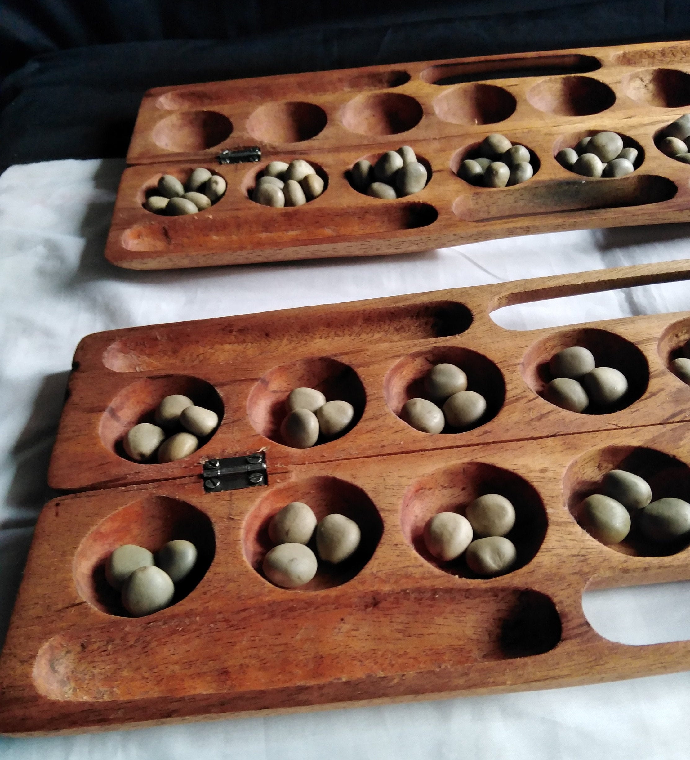 Antique Mancala Board Game. Vintage Bao Board Game. - Etsy Australia