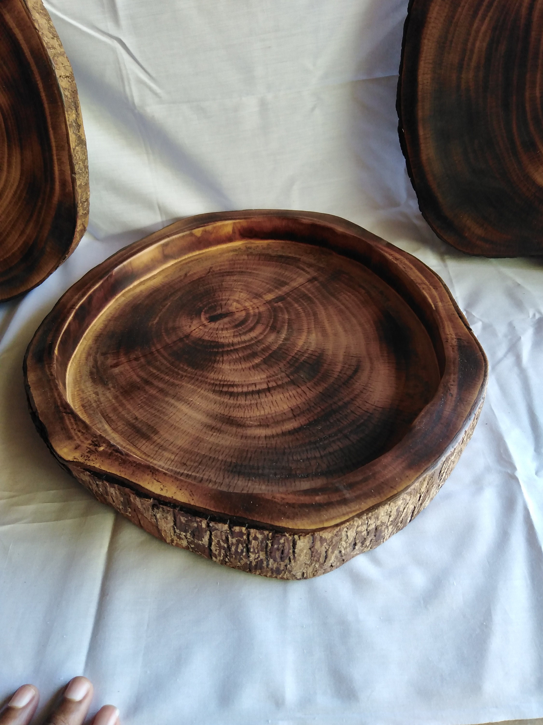 Handmade Antique Tree Trunk Platter.wood Turned Platter. Tree - Etsy UK