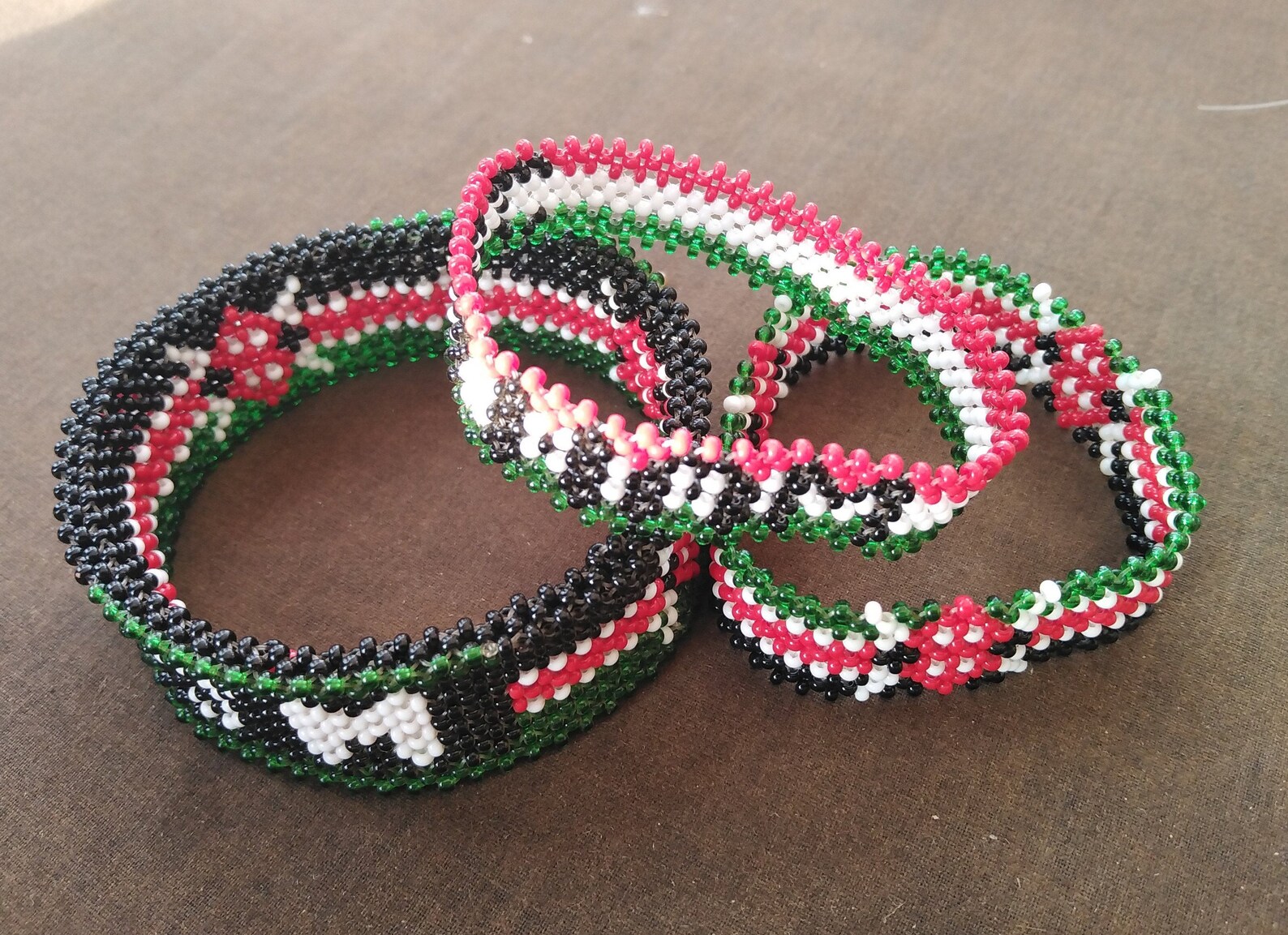 Wholesale Kenyan Flag Handmade Personalized Bracelet.patriotic - Etsy