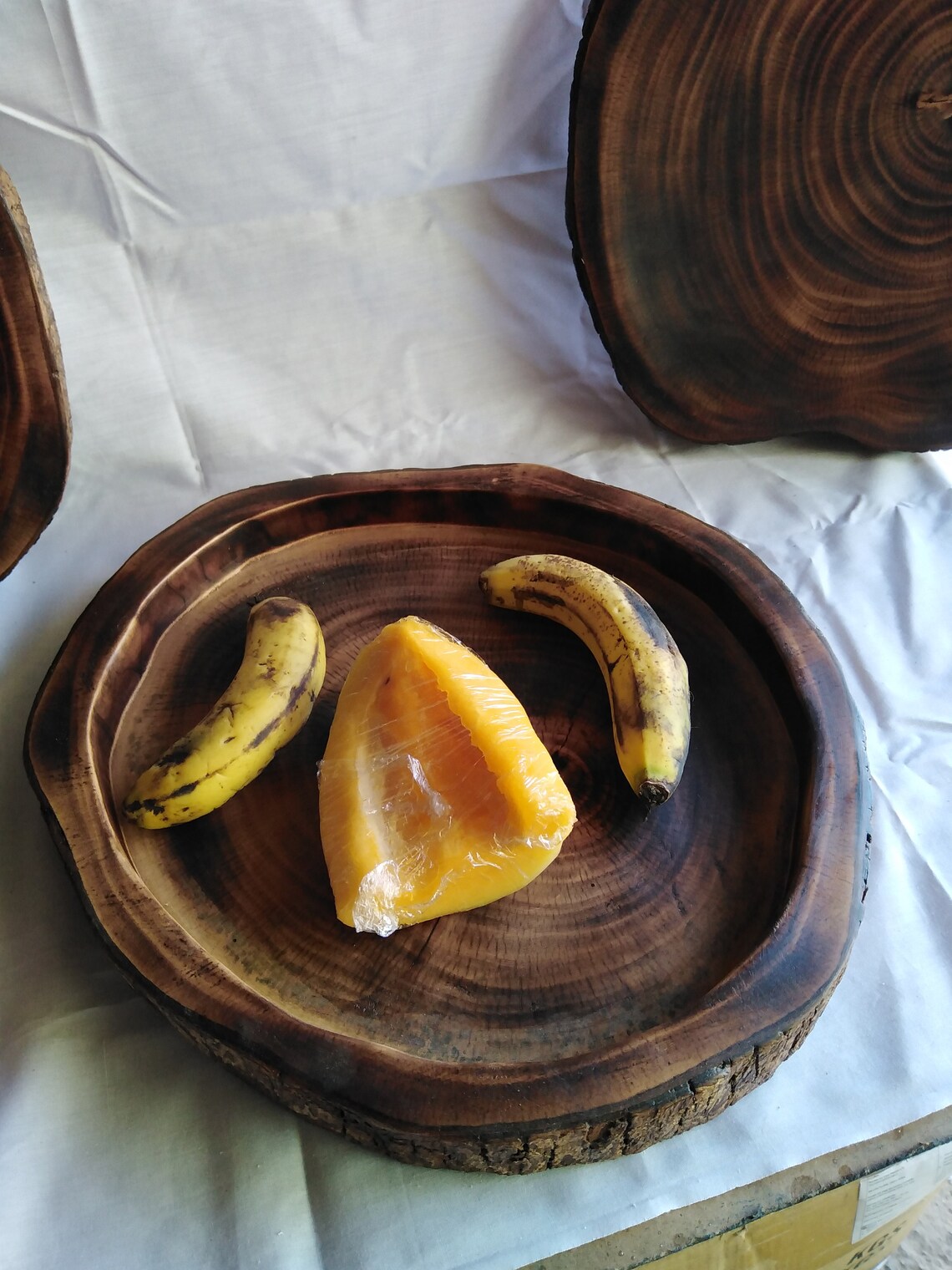 Handmade Antique Tree Trunk platter.Wood Turned Platter. Tree | Etsy