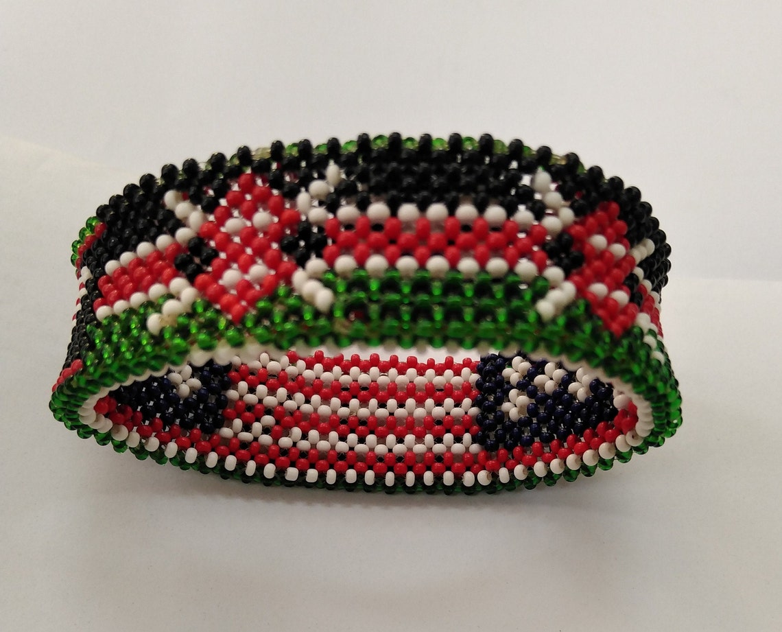 Wholesale Kenyan Flag Handmade Personalized Bracelet.patriotic - Etsy