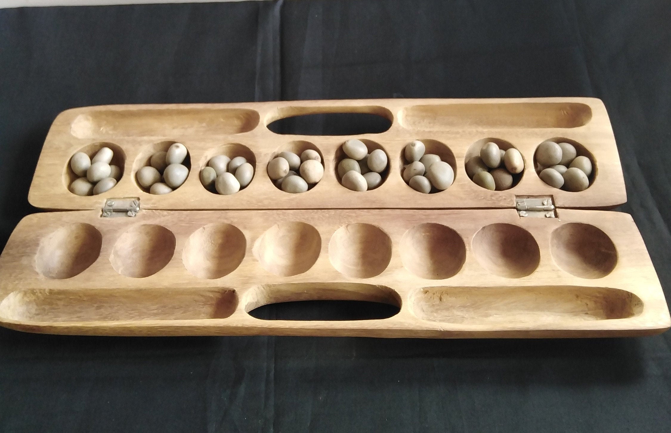 Personalised Antique Mancala Board Game.Inscribed Bao Board | Etsy