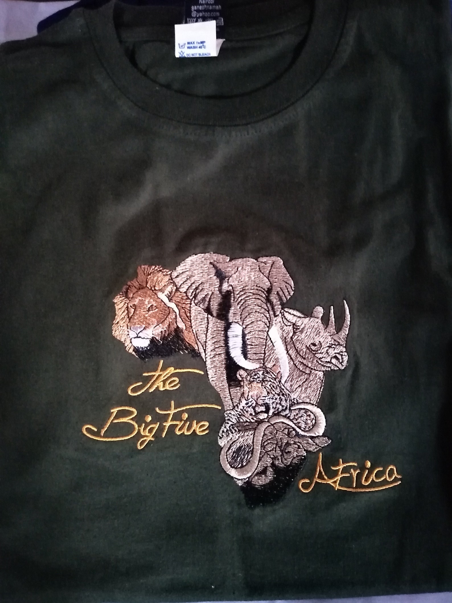 Wholesale African Animal Theme T Shirts. the Big Five Tshirts. - Etsy